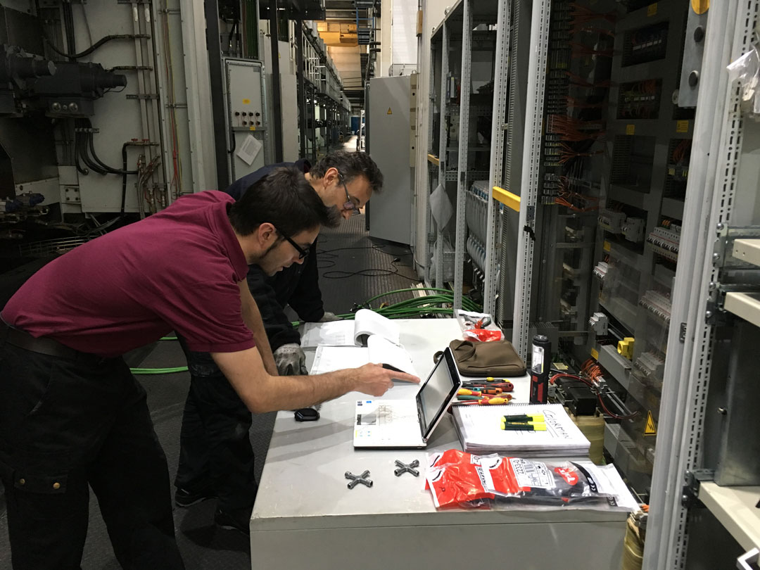 Start-up of Industrial Machines. Retrofit and Maintenance Services.